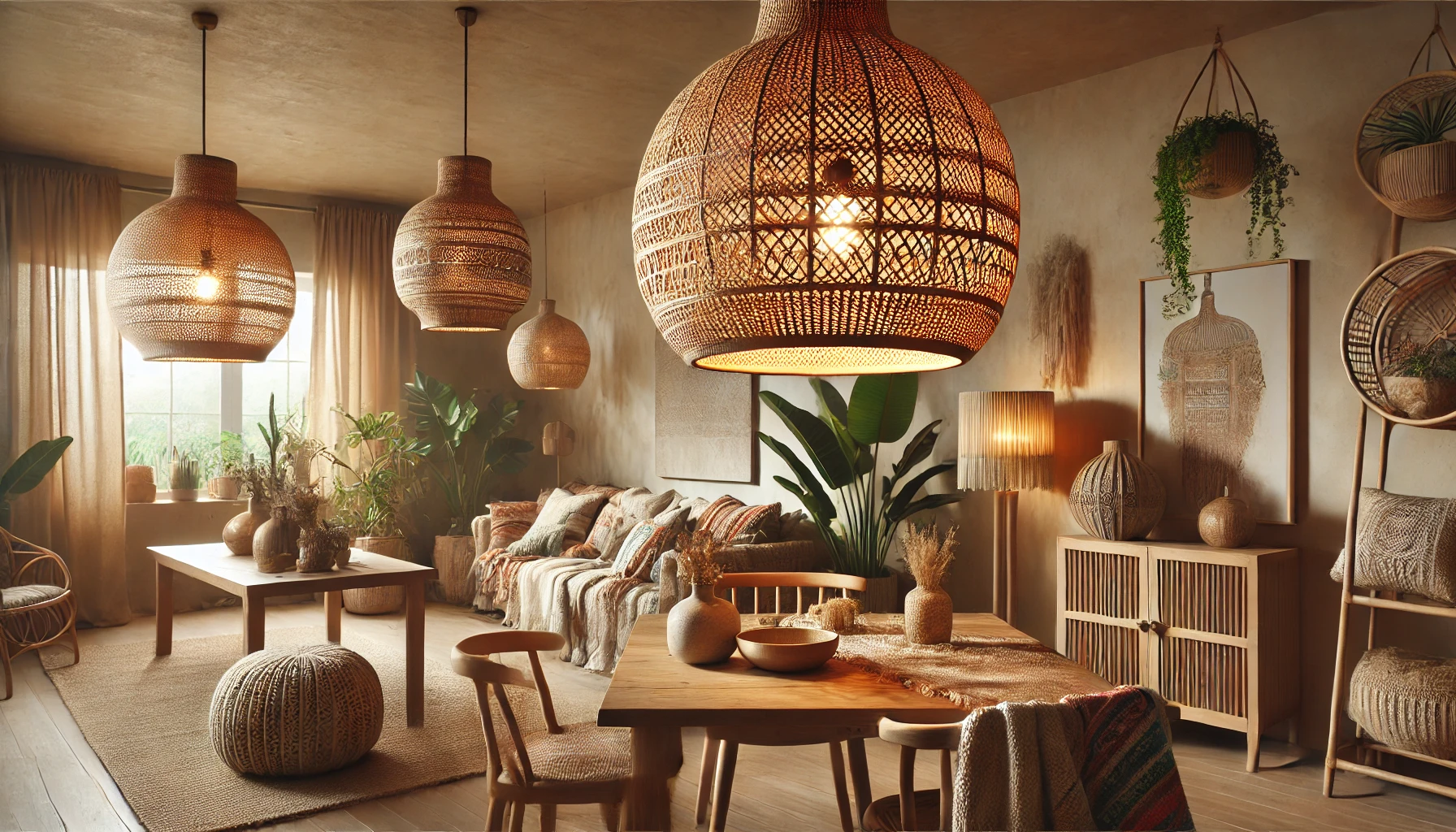 Jak wybrać idealne lampy w stylu boho do swojego wnętrza? - Dom-wnetrze ...